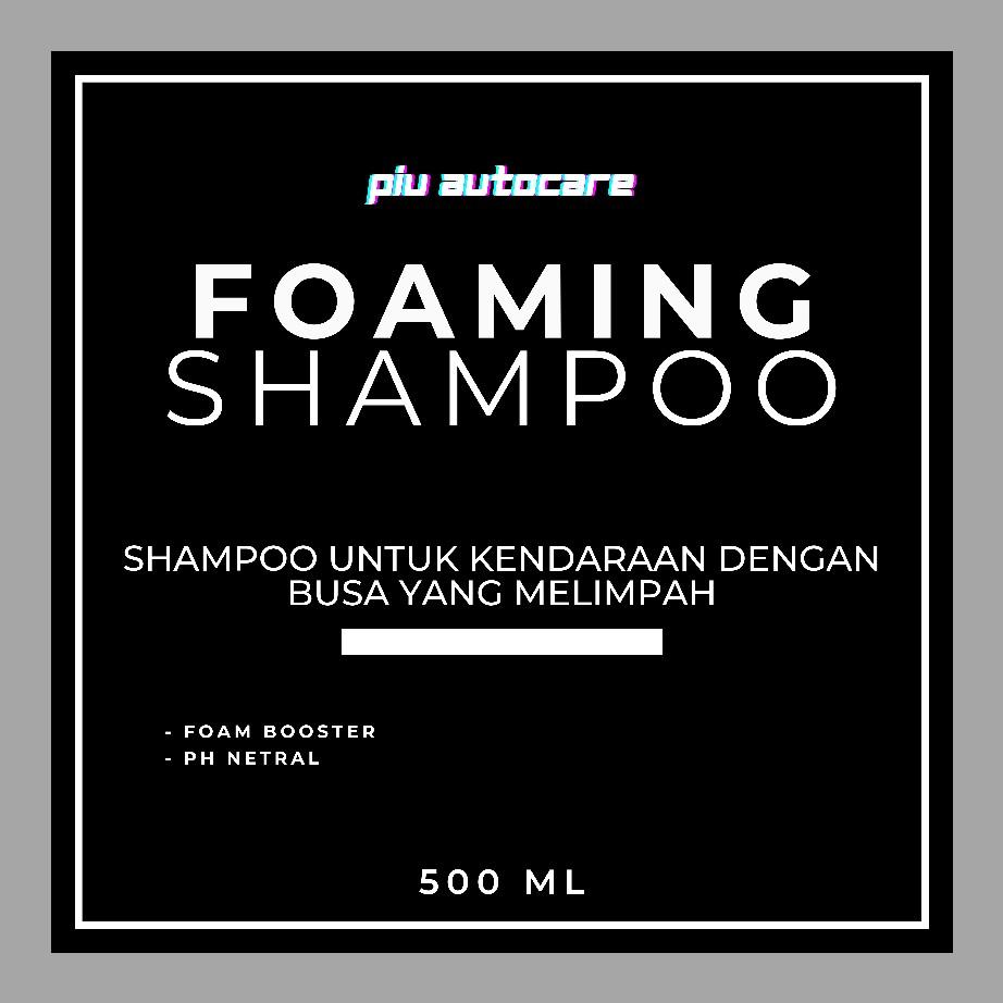 Sabun Cuci Motor Piuautocare Foaming Shampoo Mobil dan Kendaraan dengan ...