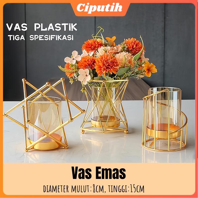 Vas Bunga Gold Vas Bunga Meja Tamu Vas Bunga Besi Nordic Vas - Shop ...
