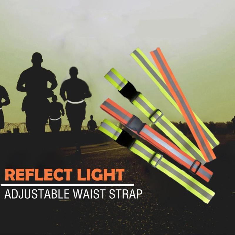 Walking High Visible Night Safety Reflective Belts Running Cycling ...