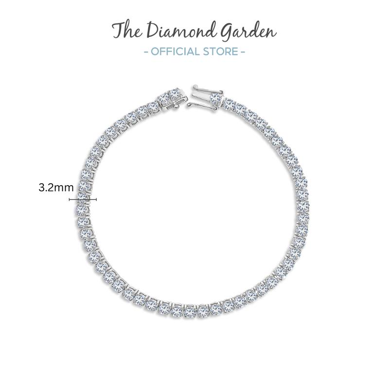 TDG Lab Grown Diamond Bracelet - 10K Gold - TikTok Shop Singapore