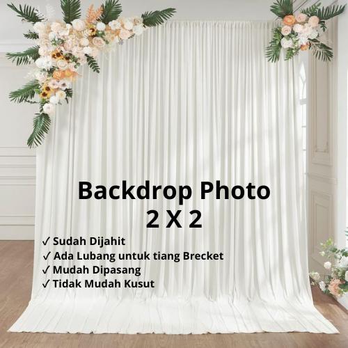 ( BACKDROP FOTO 2X2 ) Bahan Kain Anti Kusut - Bisa Dicuci - Lebih Hemat ...
