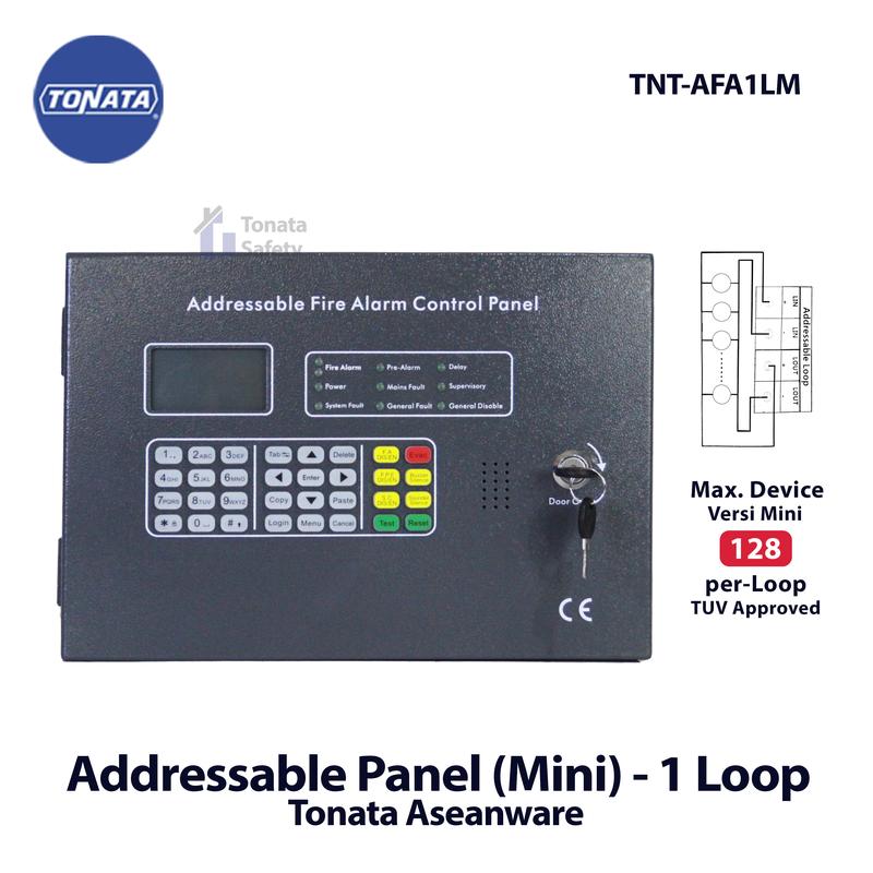Fire Alarm Control Panel Full Addressable Mini Tonata / MCFA - Shop ...