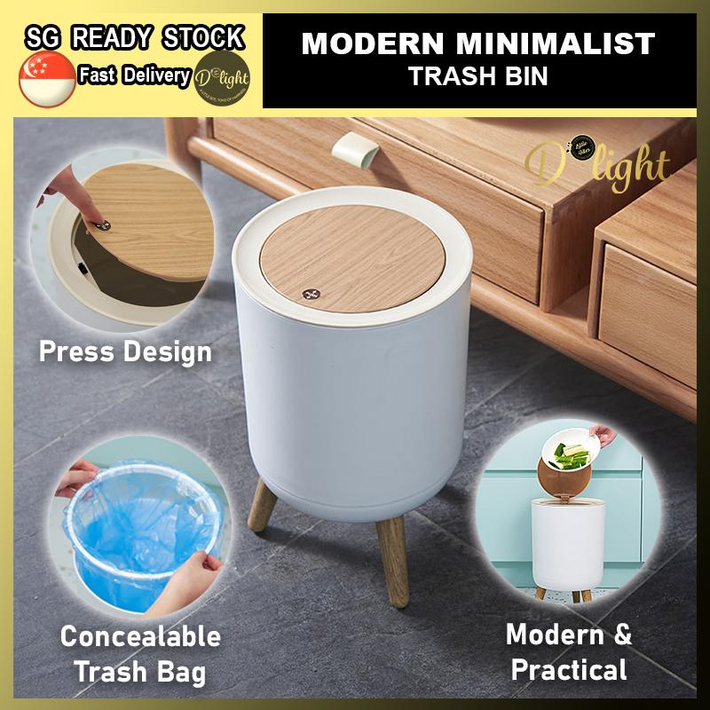 Modern Minimalist Dustbin Hotel Style Garbage Bin Waste Bin Rubbish ...