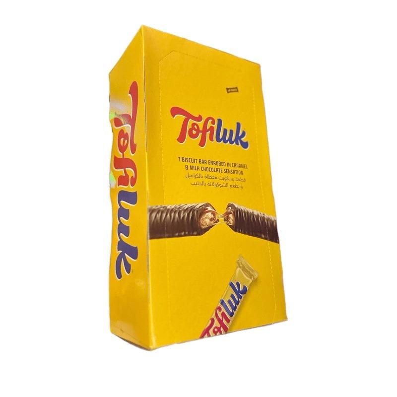 Tofiluk Caramel crunch Chocolate - 1 Box [48pkt] Single bar - TikTok ...