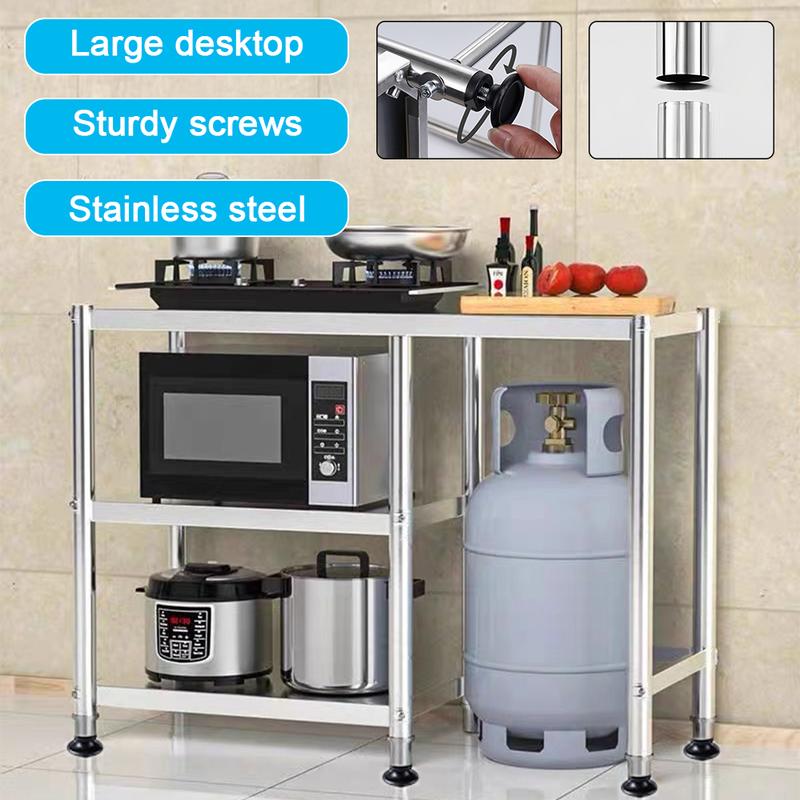 Stainless Steel Kitchen Stove Rack Multipurpose Gas Rak Cooking ...