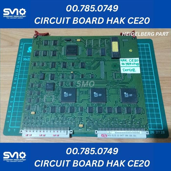 Jual 00.785.0749 CIRCUIT BOARD HAK CE20 SPARE PART MESIN CETAK OFFSET ...