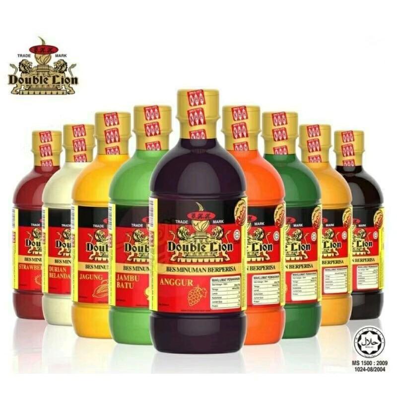 Bes Minuman Double Lion 495ML / Perisa Minuman Double Lion / Pati Air ...