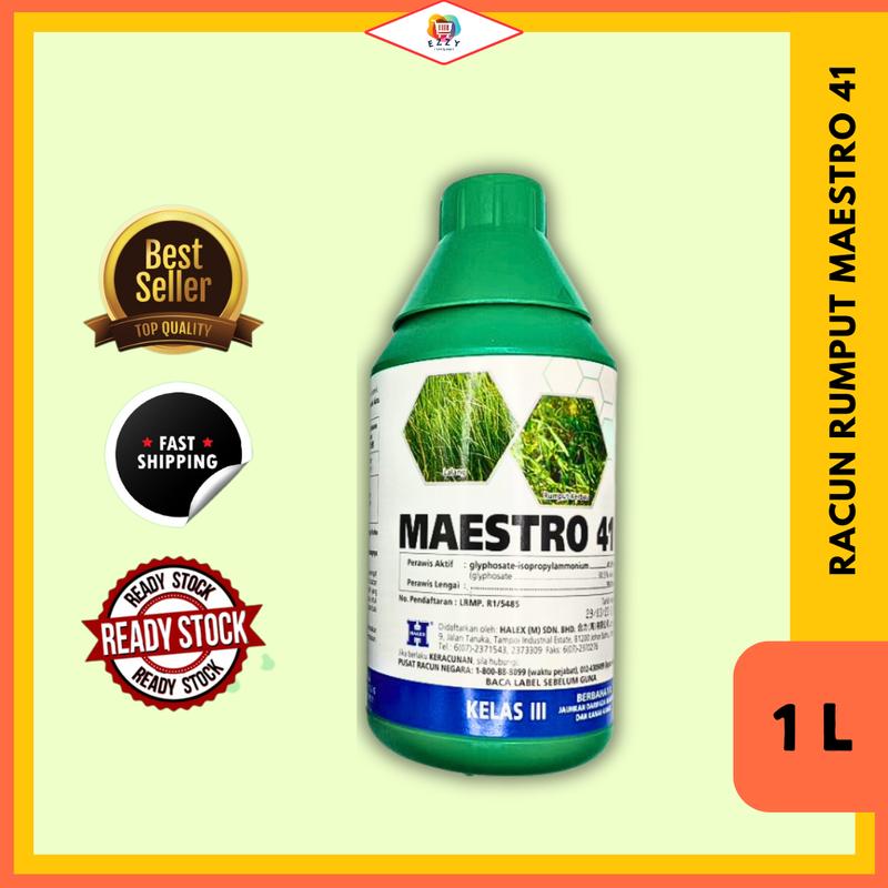 HALEX Racun Rumput MAESTRO 41 1 Liter - 1 Botol sesuai menghapus ...