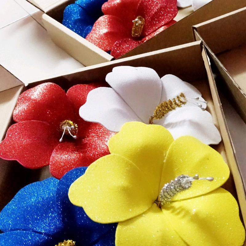 Bunga Raya Merdeka 15cm ada pin - TikTok Shop Malaysia