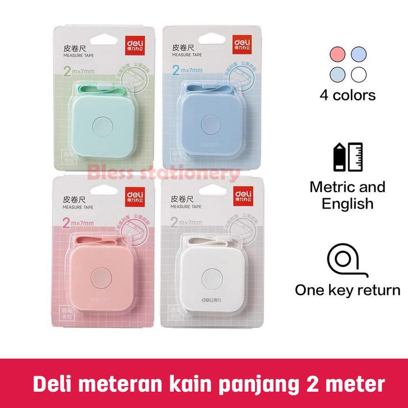 Deli Meteran kain Meteran baju Meteran badan Mini measuring tape - Shop ...