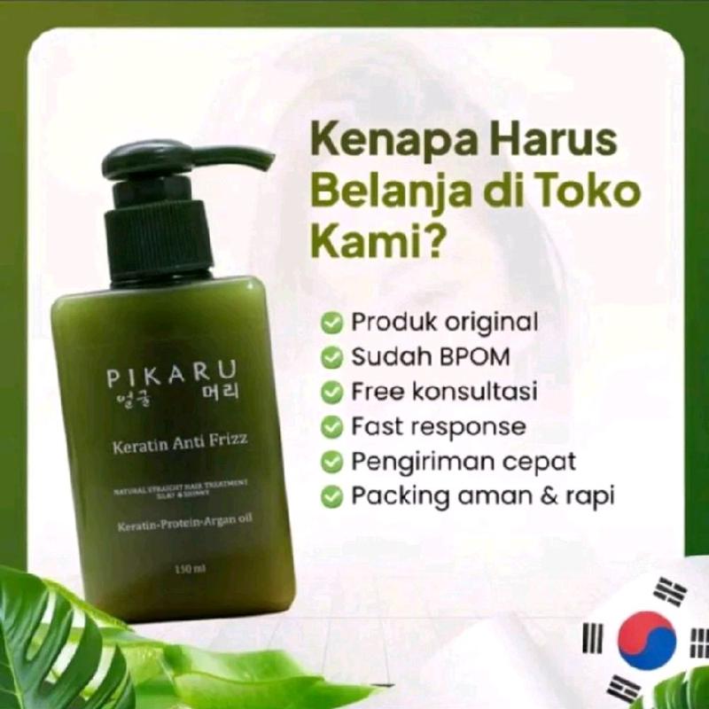 Paket Special Bundling Twin 2 Bootles - Pikaru Keratin Treatment Anti ...