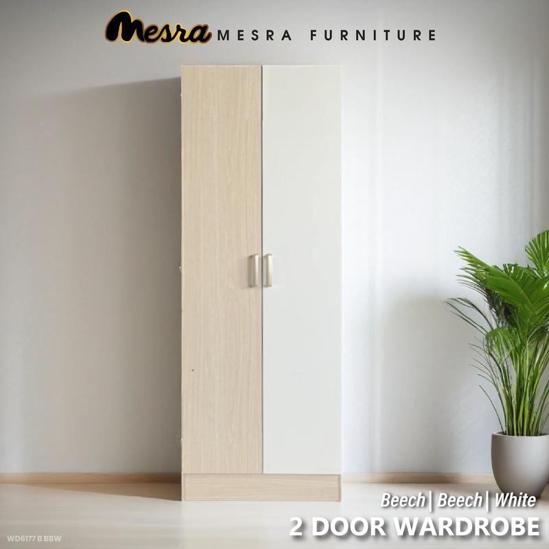 (PREMIUM)mesra-wardrobe /4x5 wardrobe / almari baju / muji colour ...