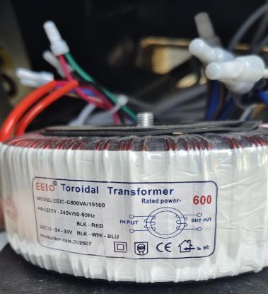 Jual Trafo Inverter Toroid 600VA Input 220-240V Output 36V - Kota ...