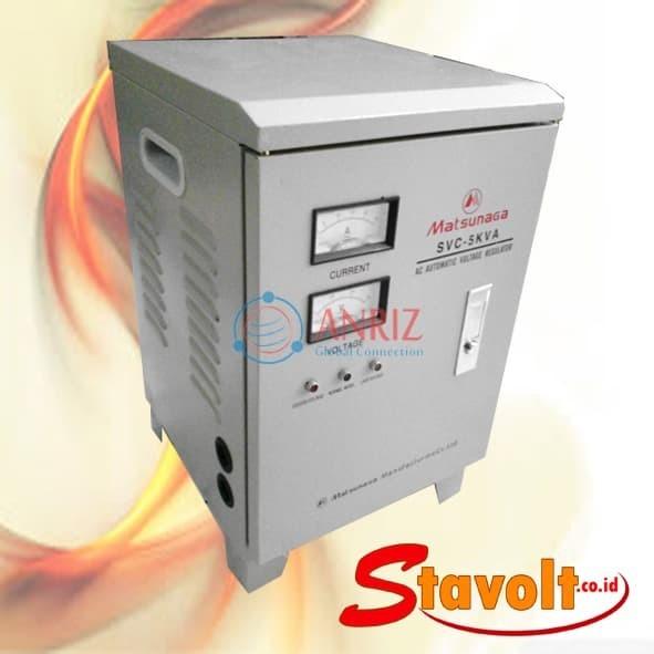 Matsunaga Stavol Stabilizer 5000 Watt 5KVA penstabil teganga - Shop ...