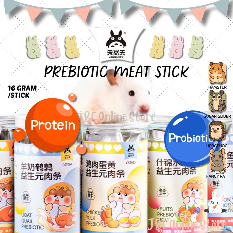 Hamster Prebiotik Stik Daging / Prebiotic Meat Stick 16g/Sti - TikTok ...