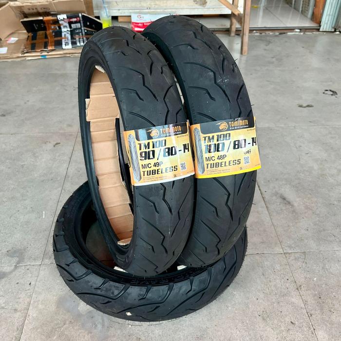Promo TOMIMOTO TM100 Tubeless Ring 14 Ring 13 Ban Donat MATIC Vario Mio ...