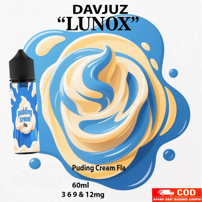 Jual Davjuz "LUNOX" Premium Vapor Puding Cream Fla 60ML Rasa Puding ...