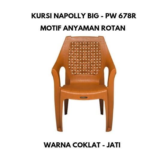 KURSI TERAS DEPAN RUMAH/KURSI NAPOLLY BIG - PW 678R/KURSI MAKAN/KURSI ...