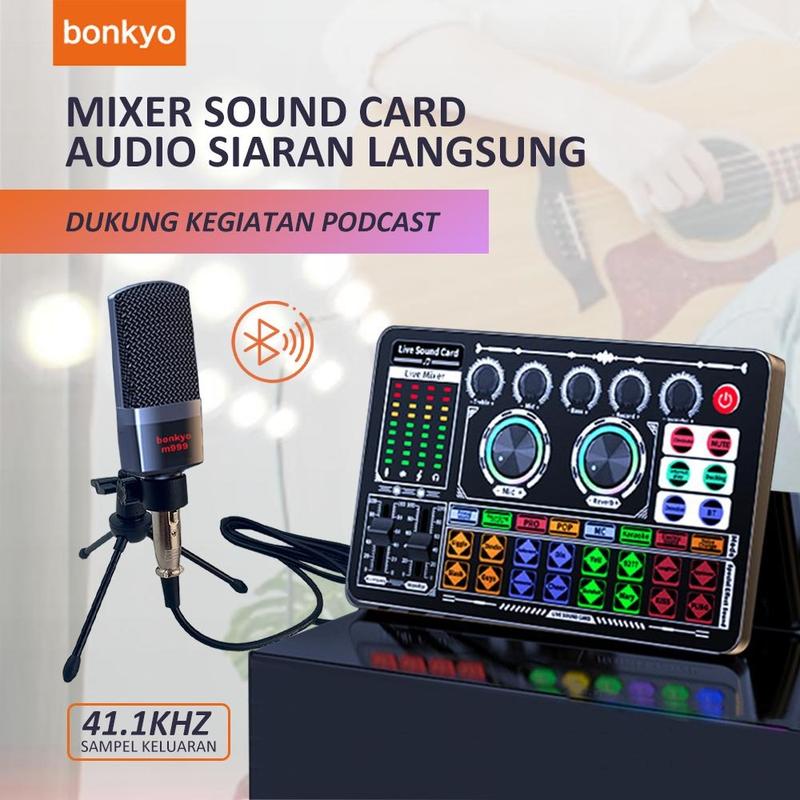 [Local Stock] F999 +M999 Soundcard Microphone Kit Audio Mixe - TikTok ...