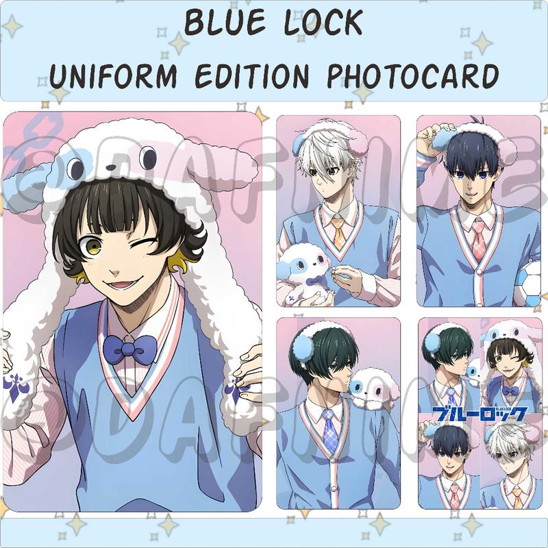 BLUE LOCK UNIFORM EDITION PHOTOCARD ANIME - Shop | Tokopedia