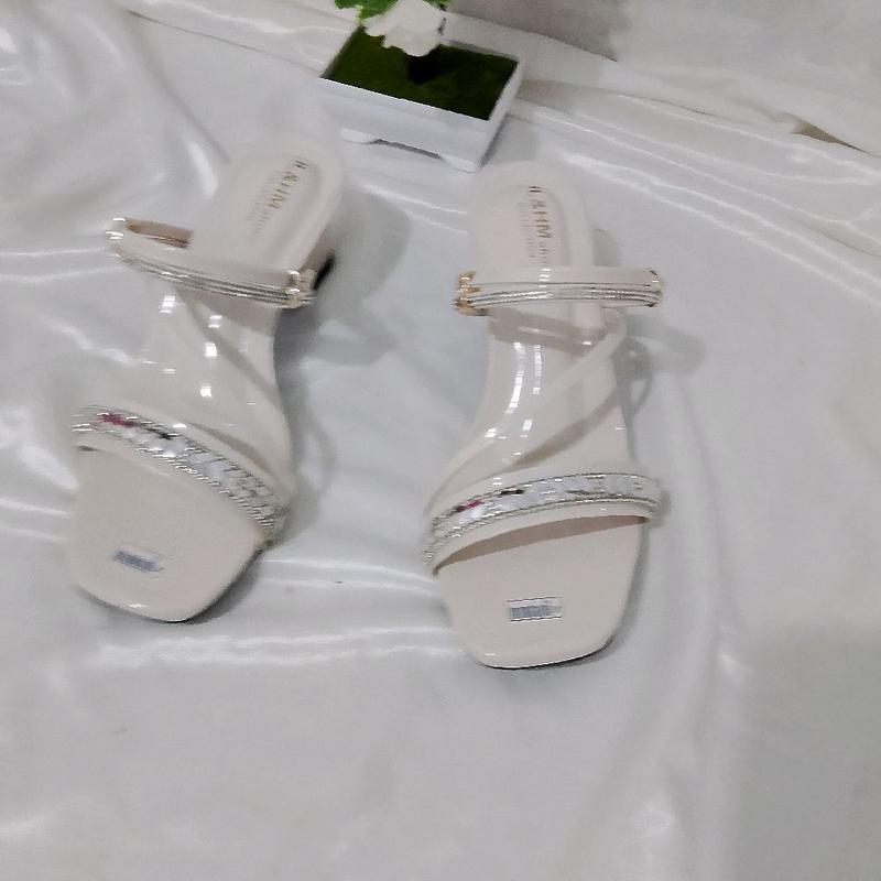 sendal wanita terbaru model silang tinggi 5cm sendal Shoes Sandal ...