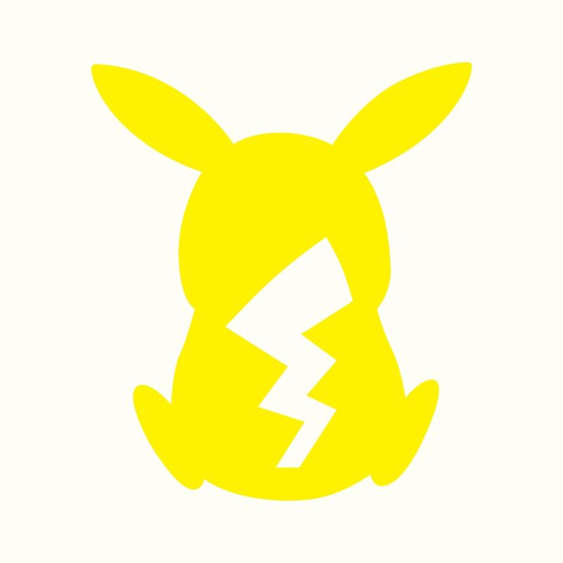 Cutting Sticker Stiker Pikachu Pokemon Vinyl Oracal - Shop | Tokopedia