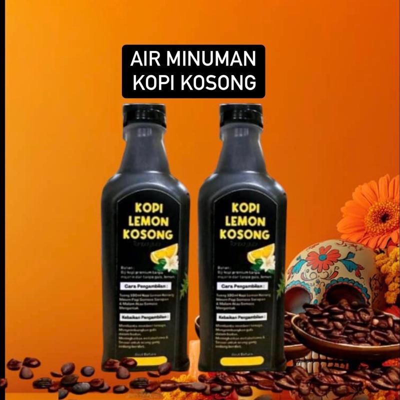 Air minuman kopi kosong sahaja | perisa lemon | 2botol | tanpa - TikTok ...