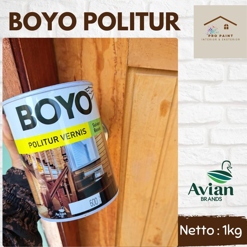 PRO PAINT Avian BOYO Politur Plitur Pelitur 1 kg / Vernish 1 - Shop ...