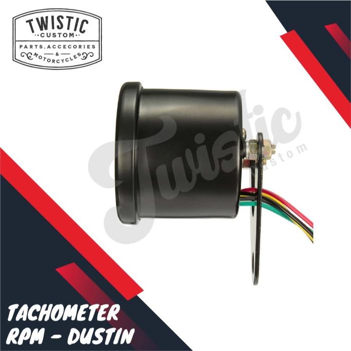 Jual Speedometer Tachometer RPM Meter Analog Dustin Motor Custom ...