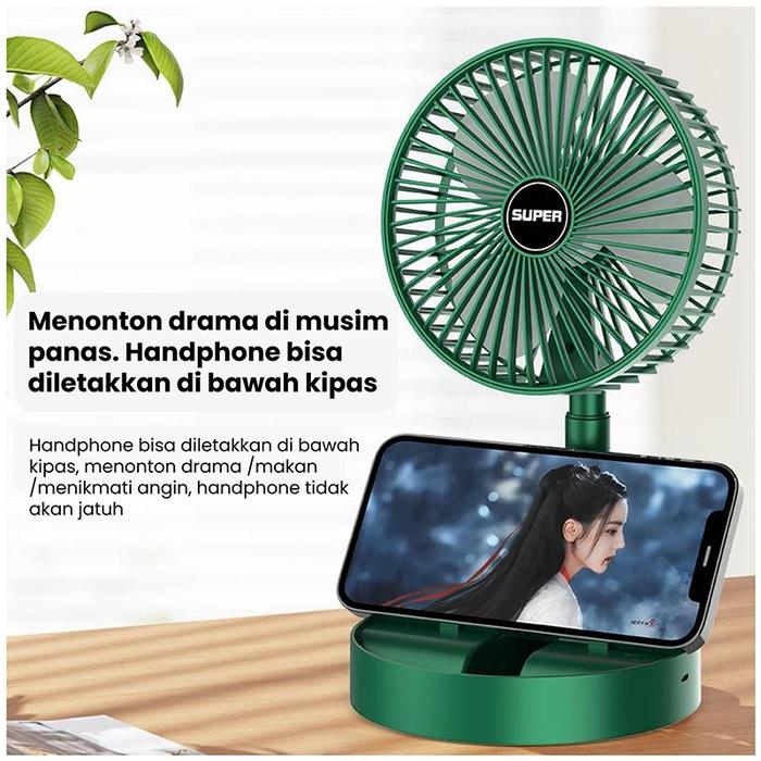 Promo Kipas Angin Lipat Mini Portable Kipas Mini Fan USB Mikro Kipas ...