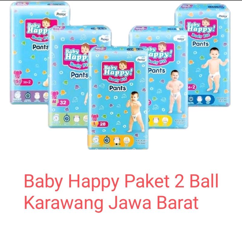 BABY HAPPY PAKET HEMAT 2 BALL Popok Bayi Diaper - Shop | Tokopedia