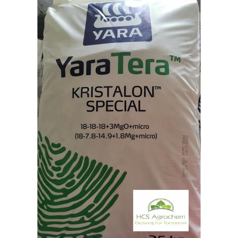 (+-1kg/500g)Baja subur pokok YaraTera KRISTALON GREEN LABEL 18-18-18 ...