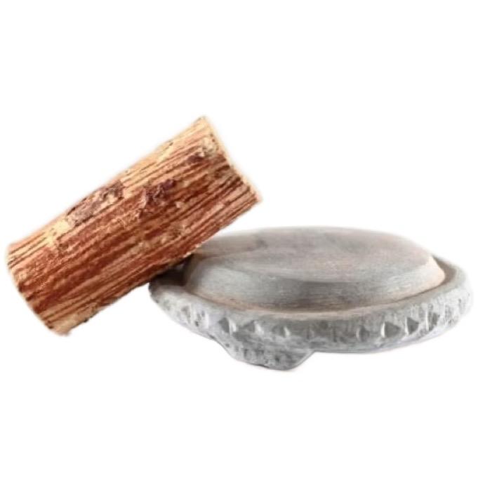 Traditional grinding stone for thanaka wood bedak sejuk(BATU - TikTok ...