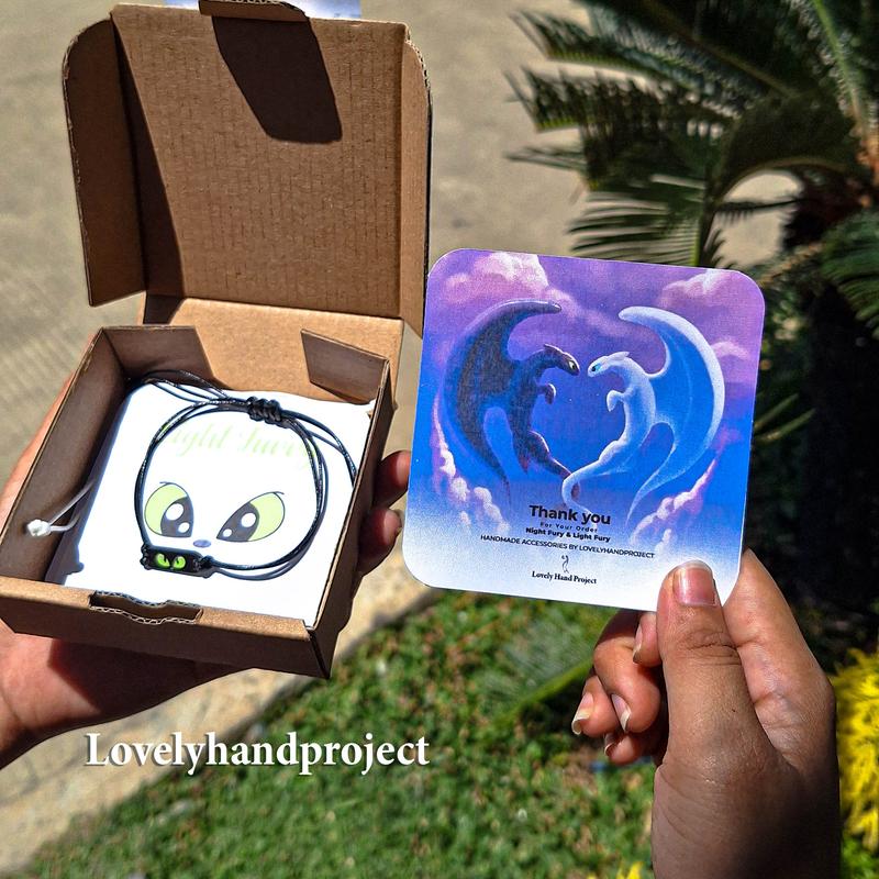 Gelang Eye Night Fury & Light Fury Special Edition Serut Adjustable ...