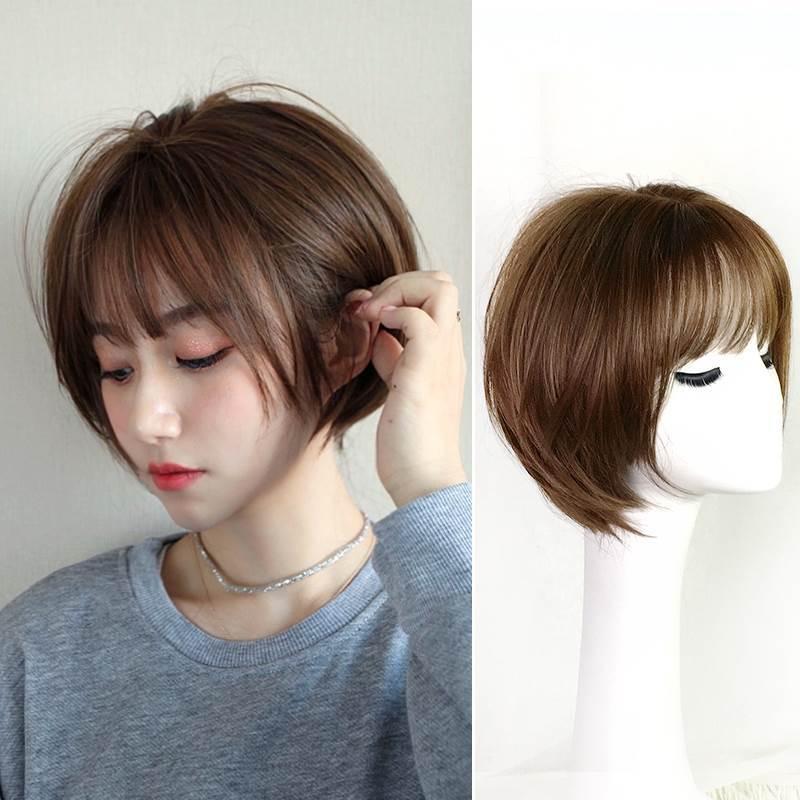 Wig Female Short Hair Synthetic Bobo Head Short Bob Wig For Women ...