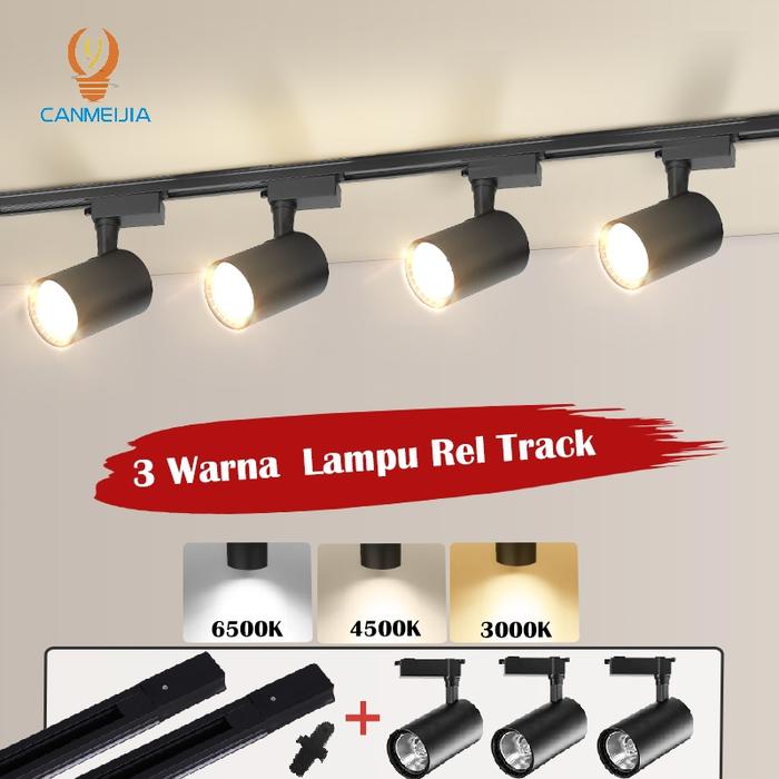 Promo CANMEIJIA Lampu Rell Track LED Set 12/20/30/50W Led Sorot Lampu ...