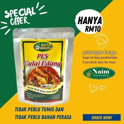 Pes Gulai Udang 200g by NAIM GULAI SEMBILANG - TikTok Shop Malaysia