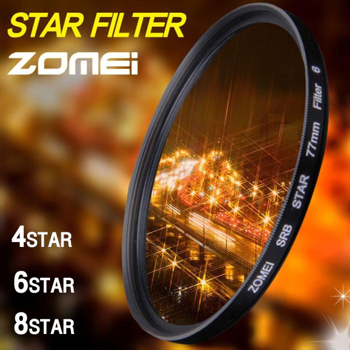 Promo ZOMEI Filter Starlight Efek 4/6/8 Line Starburst Filter Bintang ...