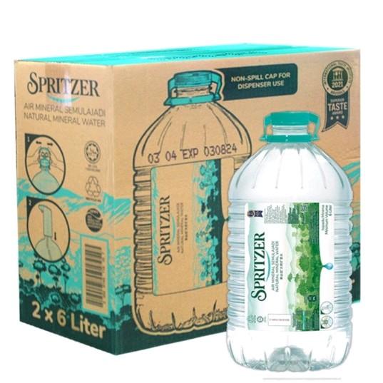 SPRITZER MINERAL WATER 1CARTON （2X6LITER） - TikTok Shop Malaysia