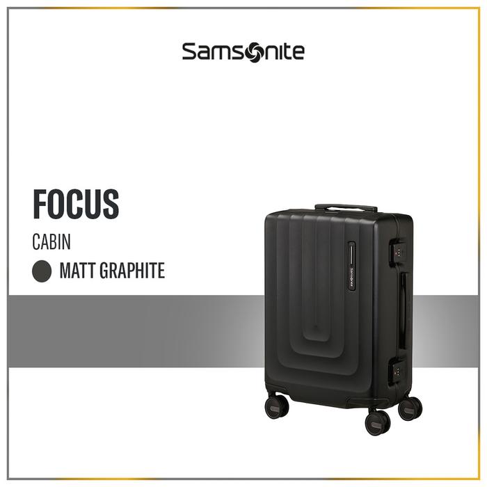 Promo Samsonite Koper Hardcase Focus Spinner Cabin 20 Inch - Matt ...