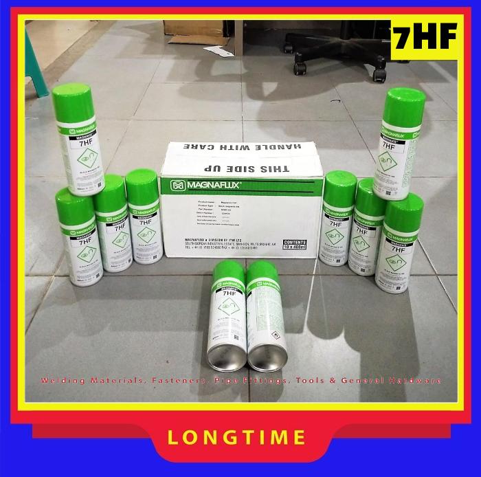 Jual Magnaflux 7HF Magnavis 7 HF 400ml Magnetic Penetrant Test Black ...