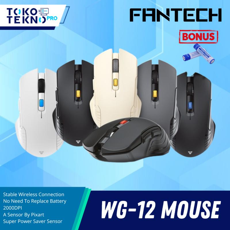 Fantech WG12 / WG12R / WG12RS Raigor Gen III Mouse Wireless Gaming - Shop | Tokopedia