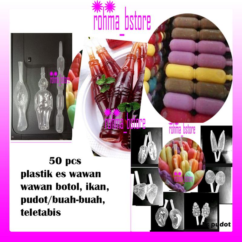50 pcs Plastik Es Wawan - Plastik Es Wawan Buah - Plastik Es - Shop ...