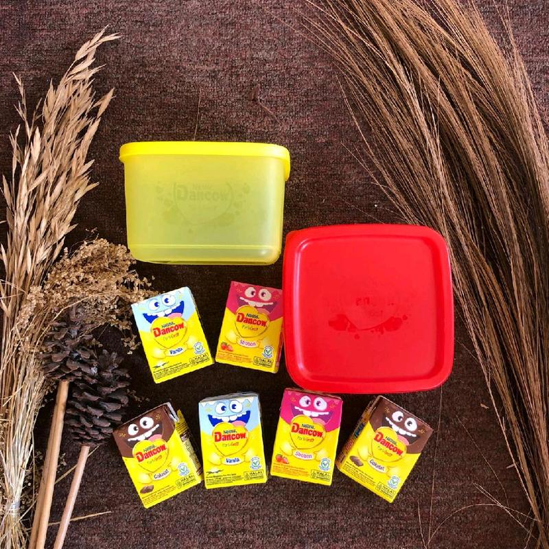 Susu Dancow UHT 110ml Paket 6 ( isi 6x110ml free gift Botol Minum ...