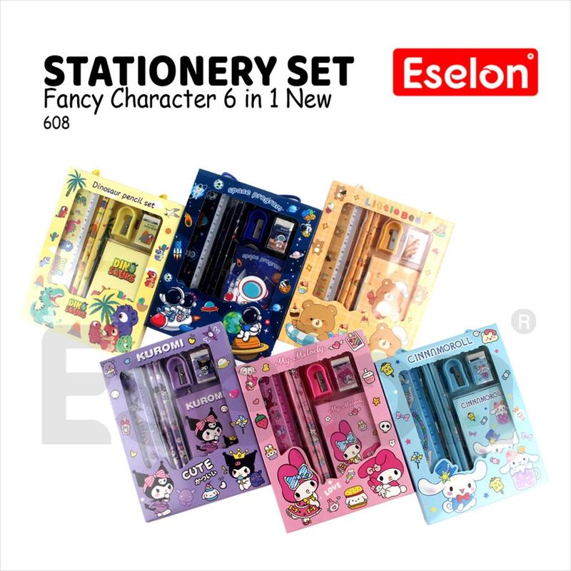 BEST SELLER PAKET ALAT TULIS 6IN1 NOTES / STATIONERY SET 608 - Shop ...