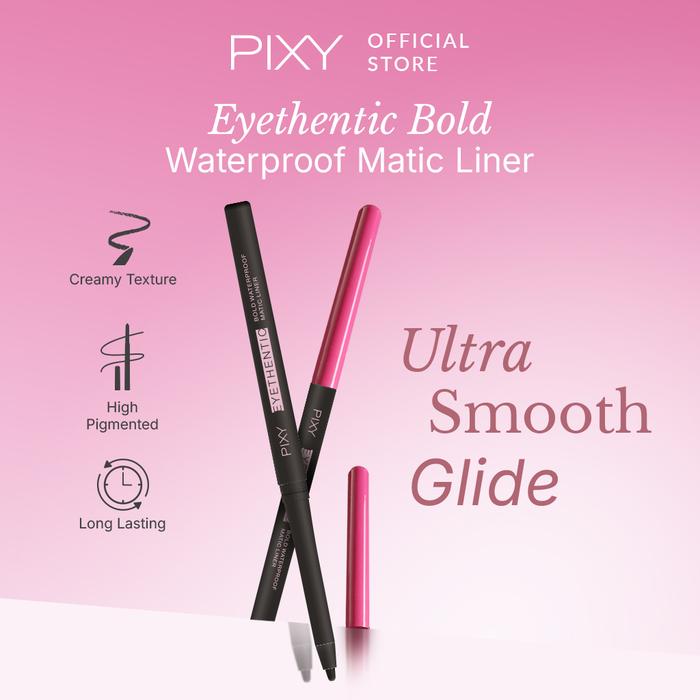 Promo PIXY Eyethentic Bold Waterproof Matic Liner - Eye Liner Matic ...