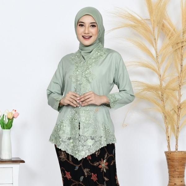 Atasan Kebaya Encim Premium Kebaya Bordir Baju Kebaya Modern - Shop ...