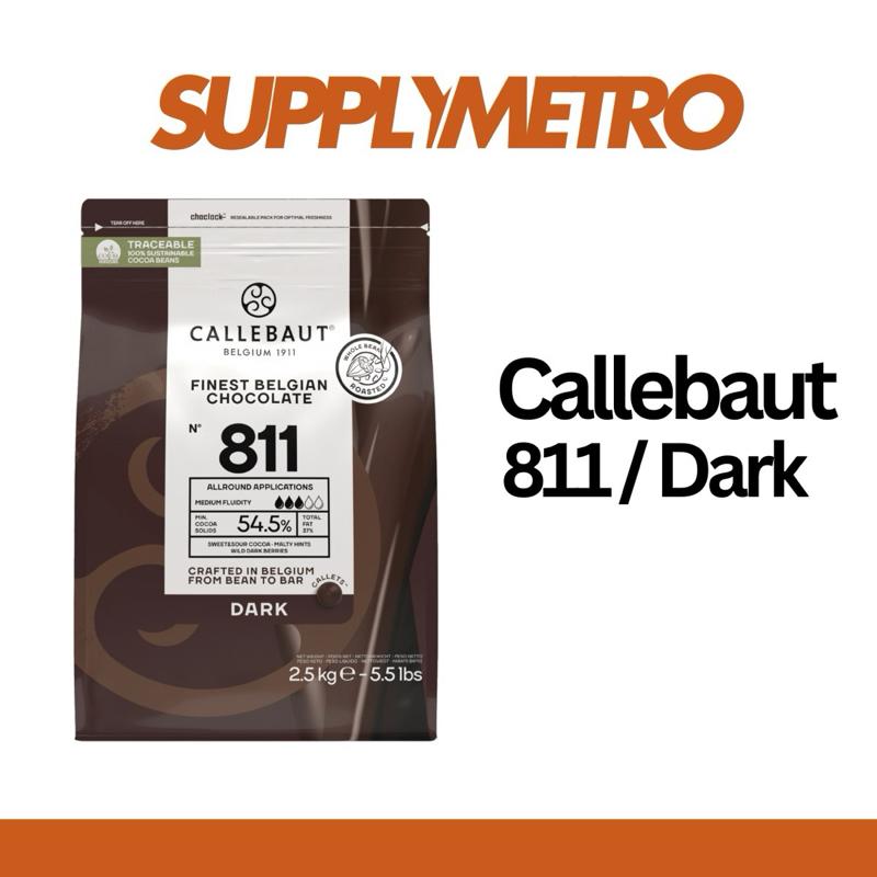 Callebaut 811 Dark Couverture Chocolate - 2.5KG Callets - TikTok Shop ...