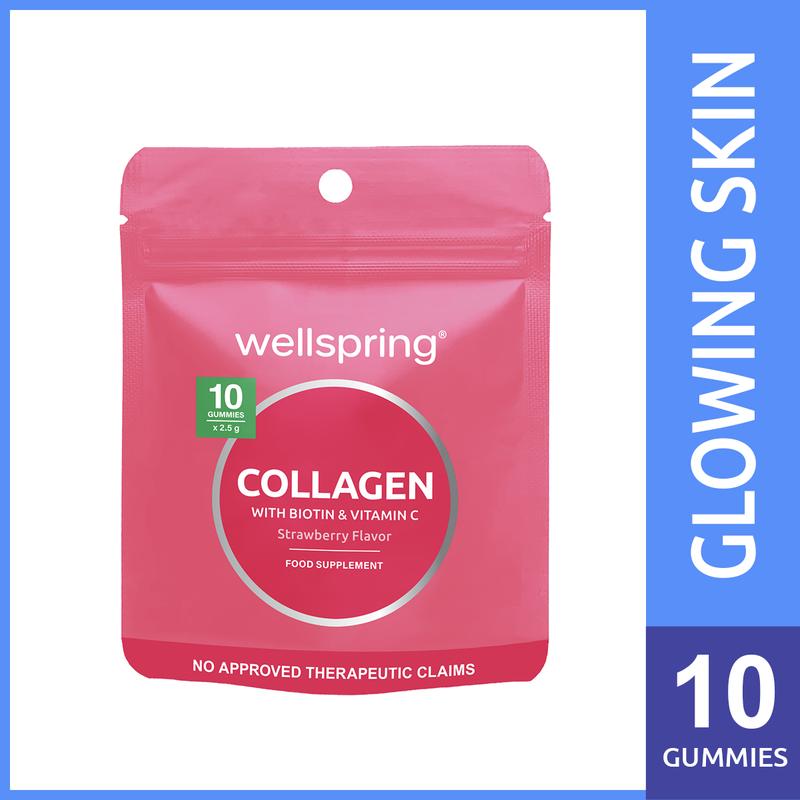 Wellspring Collagen Plus Biotin and Vitamin C Gummies Pouch 10 - TikTok ...