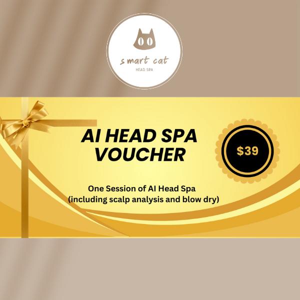 【Physical Voucher】 Smart Cat AI Detox Head Spa - TikTok Shop Singapore